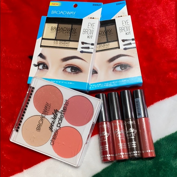 BROADWAY | Makeup | Broadway Colors Eyebrow Lips Cheek Palette Kit ...